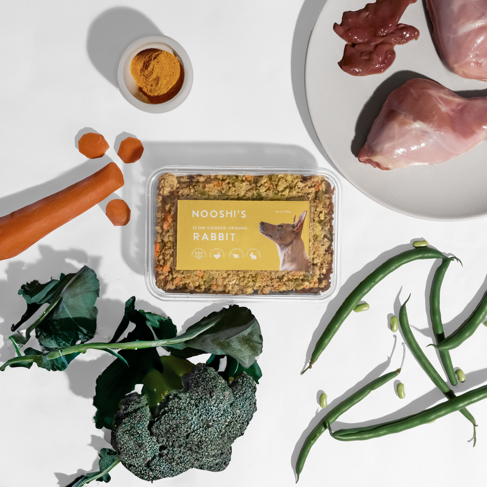 Slow-Cooked Ground Rabbit for Dogs – Nooshi's